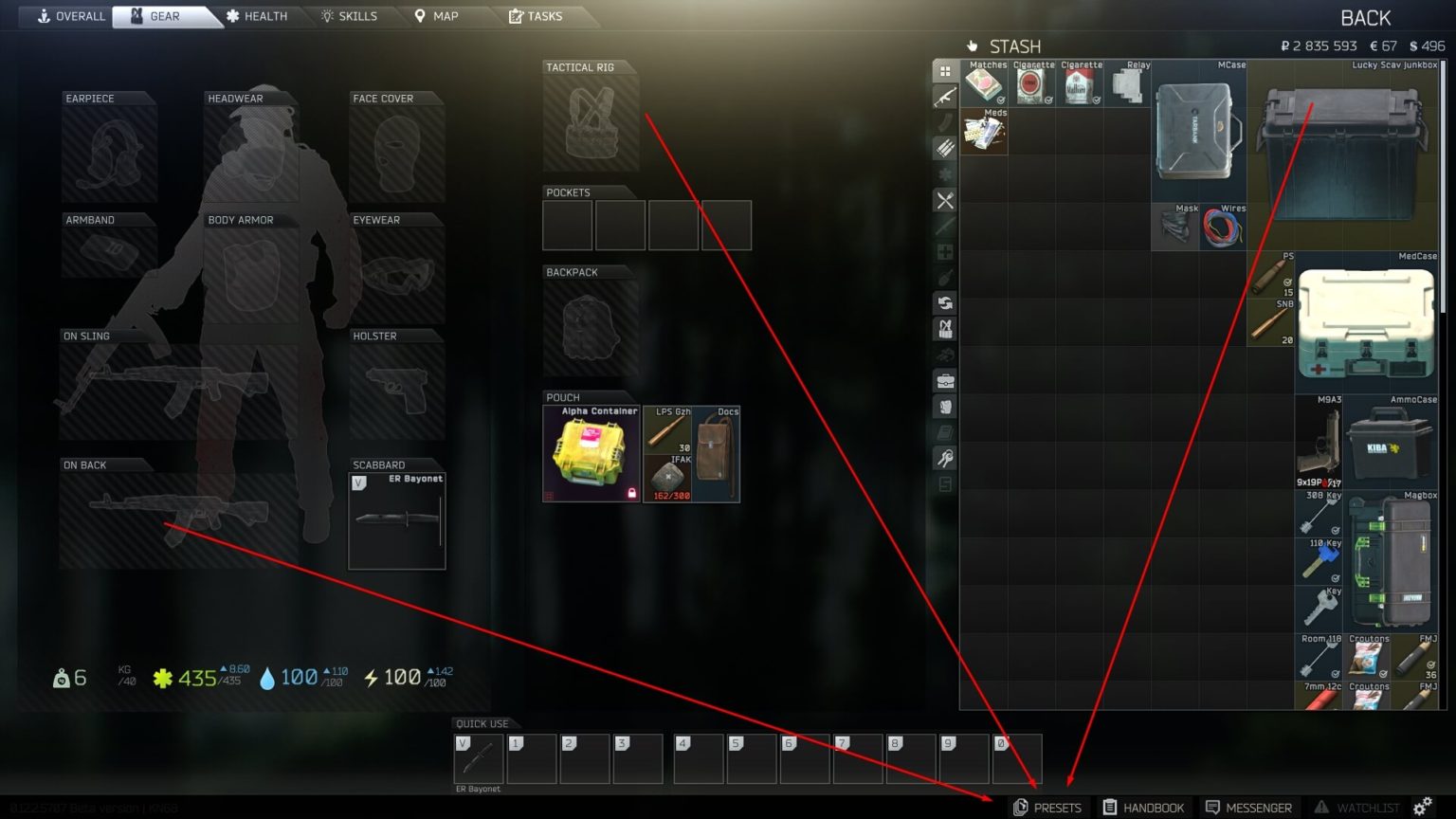 Escape from Tarkov - How to Edit Presets