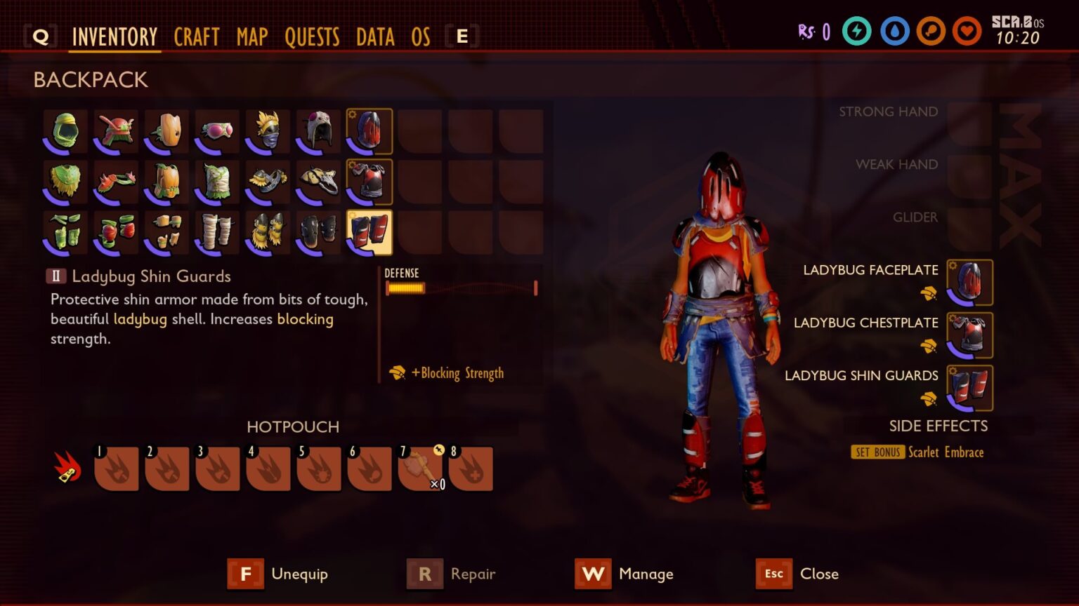 Grounded - Every Armor Set Bonus