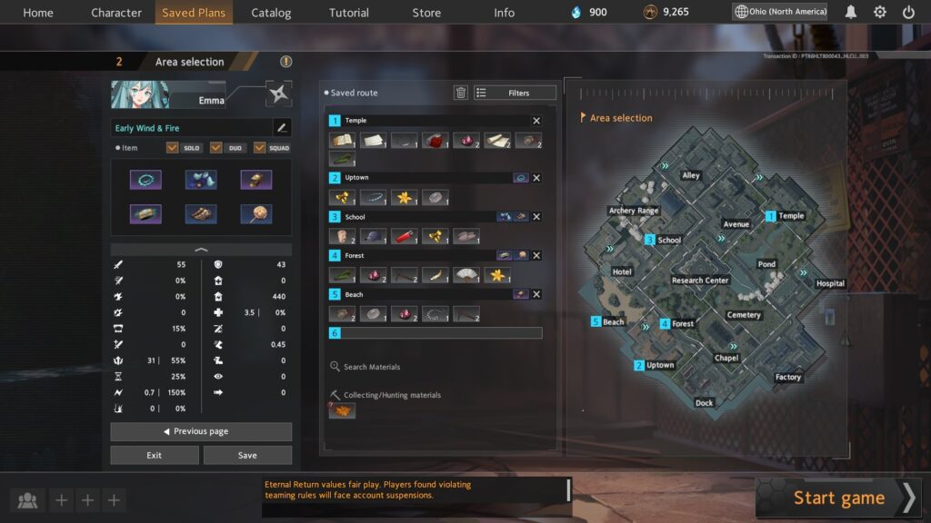 Eternal Return: Black Survival - Emma Build - Slyther Games