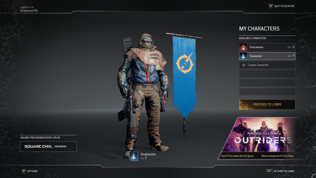 Outriders - How to Change Classes