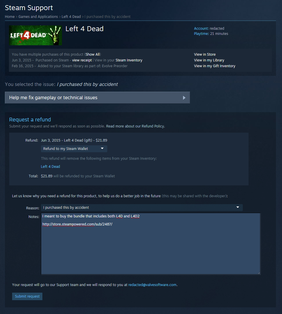 Steam How To Refund Games 2024 Slyther Games