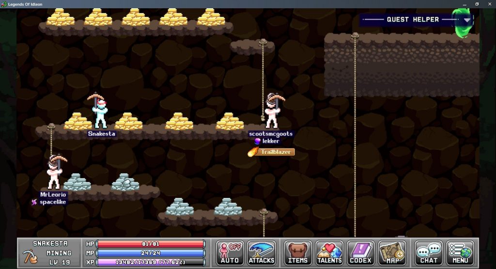 Legends of Idleon - How to Mine Gold