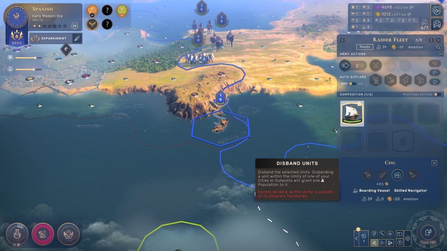 Humankind - How to Disband Units
