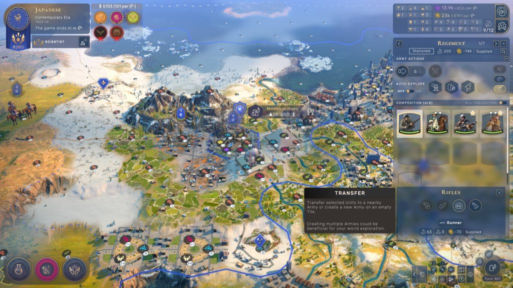 Humankind - How to Split Army